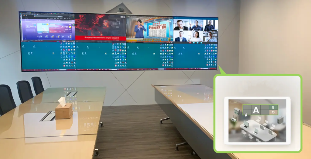 AV over IP and Environmental Control Integration for Board Room - QNEX